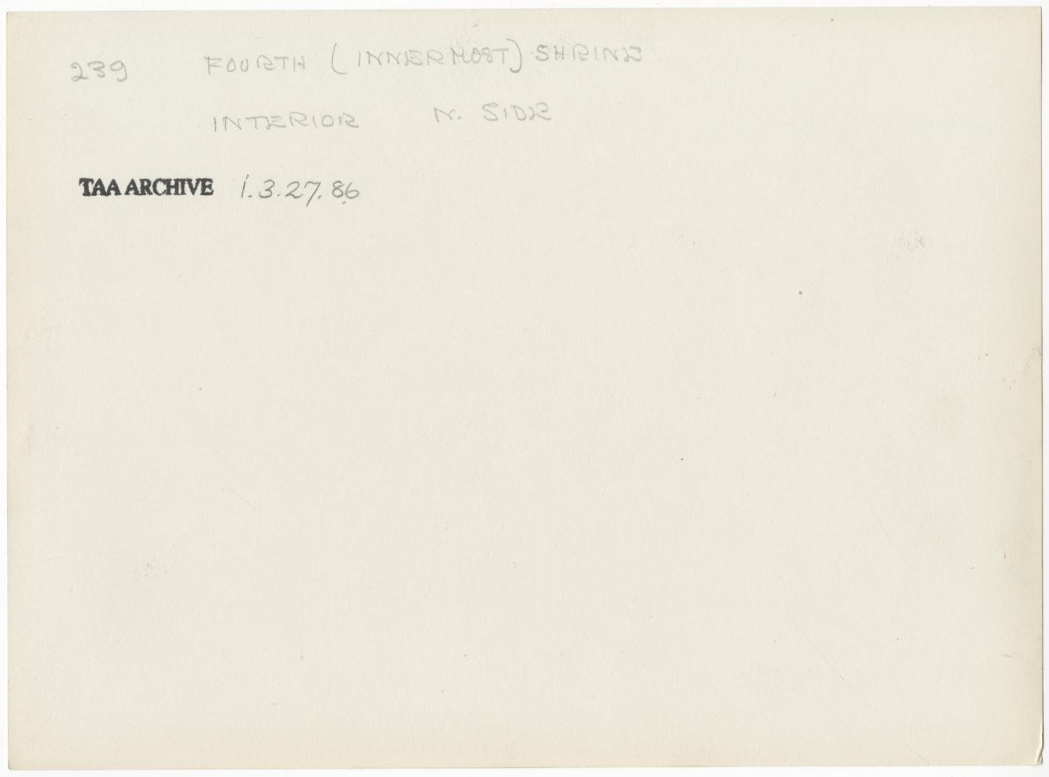 TAA i.3.27.86.verso | Tutankhamun Spatial Archive